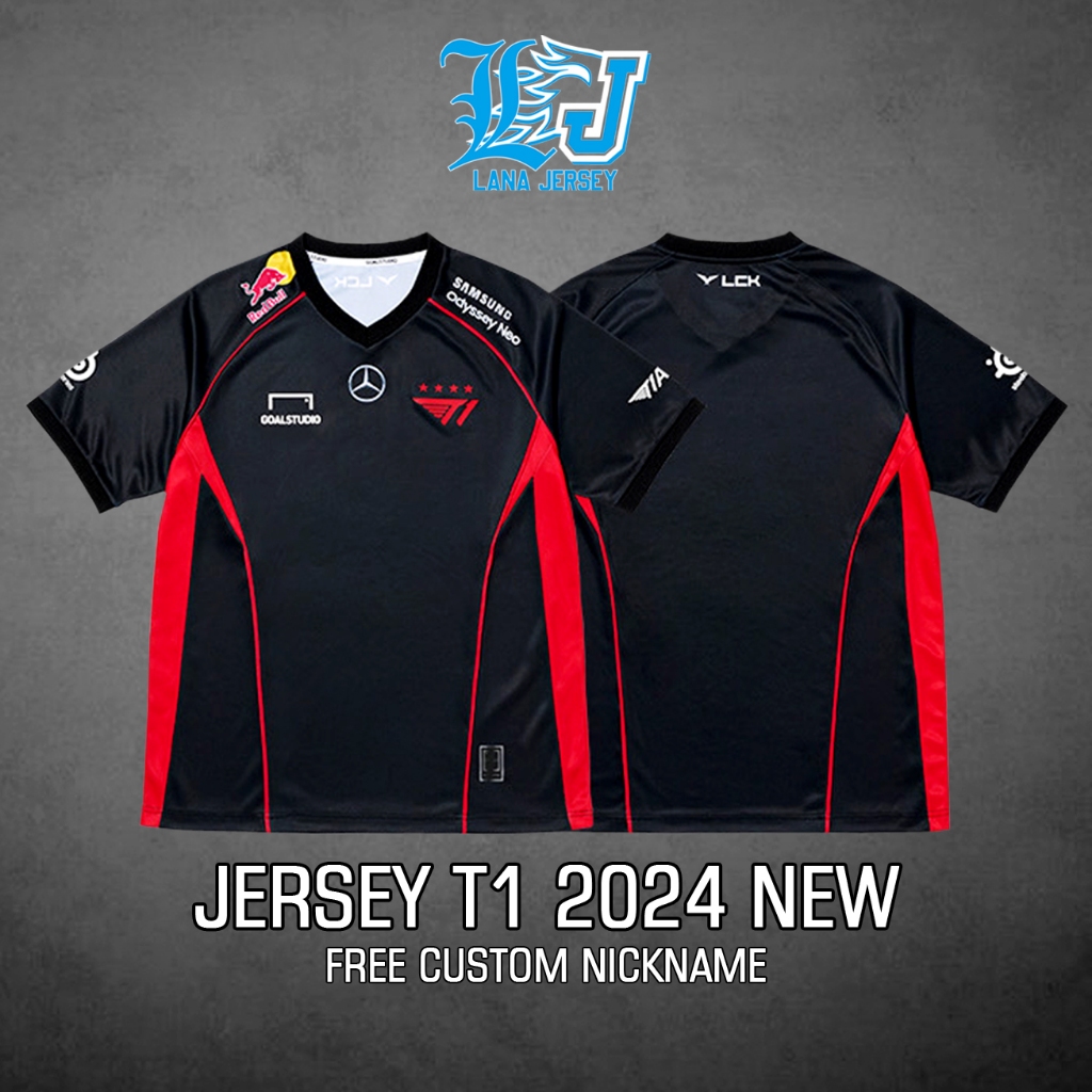 Jersey T1 2024 Nuevo (Apodo Personalizado Gratis) | Shopee Colombia