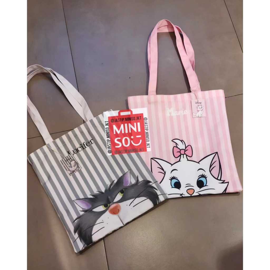 Miniso Bolso De Mano Colección Gato DISNEY MARIE/LUCIFER (33x36cm ...