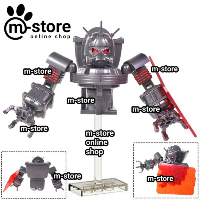 Ladrillo skibidi Inodoro juggernaut astro toilet mini Figura De Juguete ...