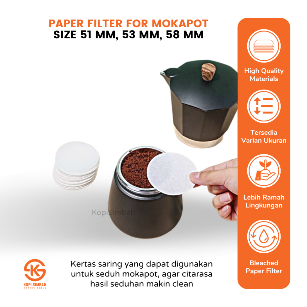 El Papel De Filtro Mokapot Contiene 100 Hojas De Café Espresso Proceso ...