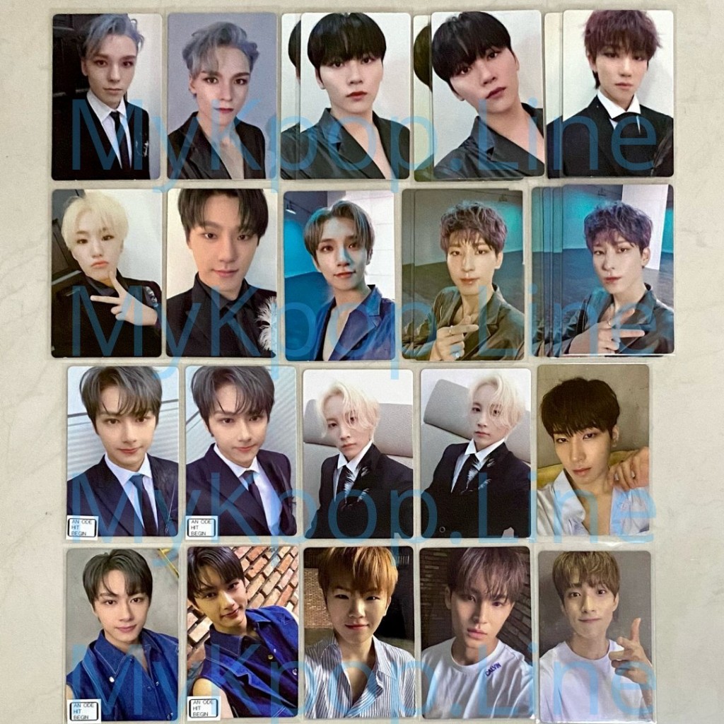 Pc An Ode BEGIN Seventeen Photocard Oficial SVT Álbum Wonwoo Chaqueta Azul Segmento Vernon The8 ...