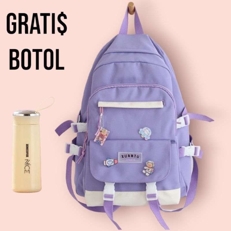 Nueva Mochila Escolar Popular Coreana 2024 SD SMP SMA Xuantu | Shopee ...