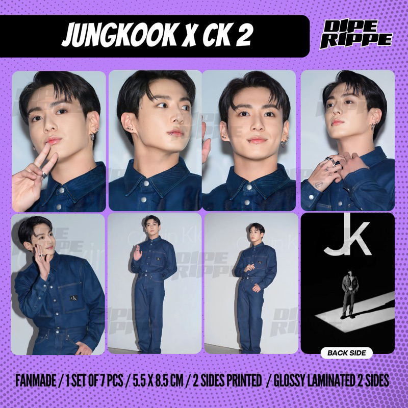 Tarjeta Fotográfica Bts-Sentadilla X CALVIN KLEIN JK CK | Shopee Colombia