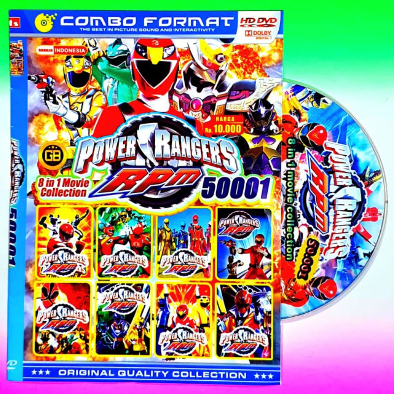 POWER RANGERS RPM Collection DVD Cassette-Caja Completa Sello | Shopee ...