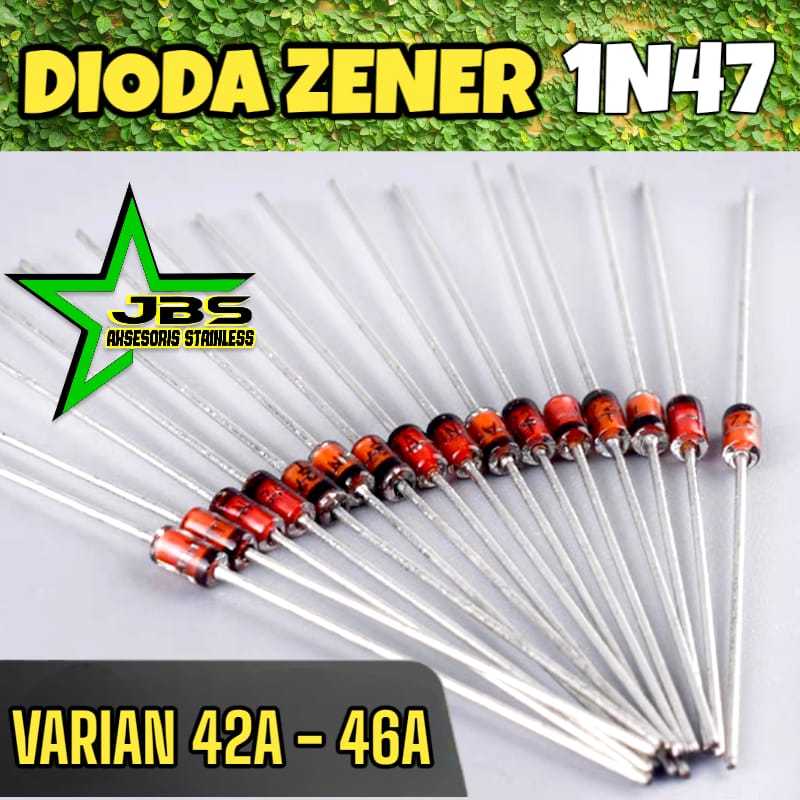 50 Piezas Diodo ZENER 1N47 42A-46A (1 Vatios) ORIGINAL SEMTECH | Shopee Colombia
