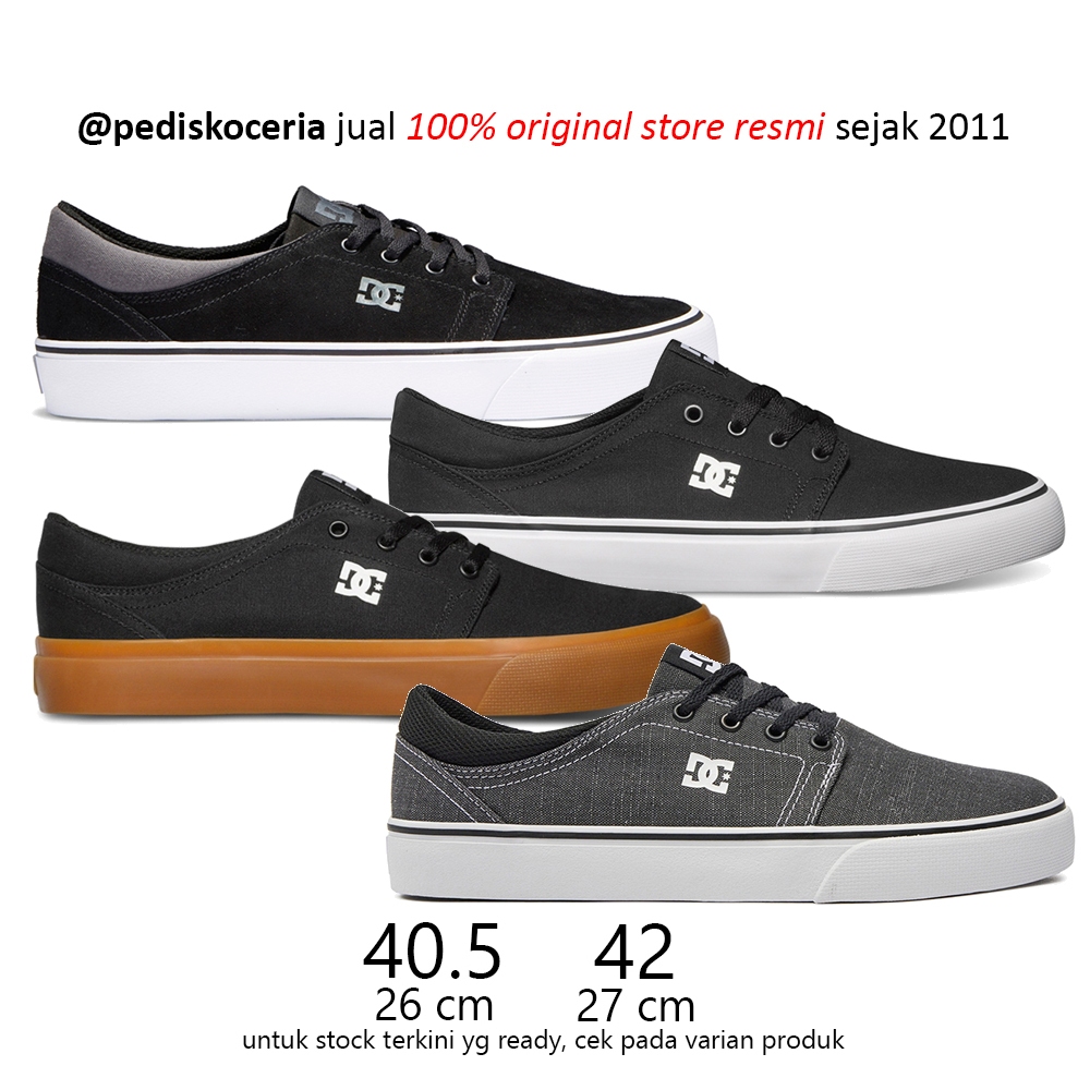 Zapatillas De Deporte Originales DC Trace Skate 100 % Oficiales ...