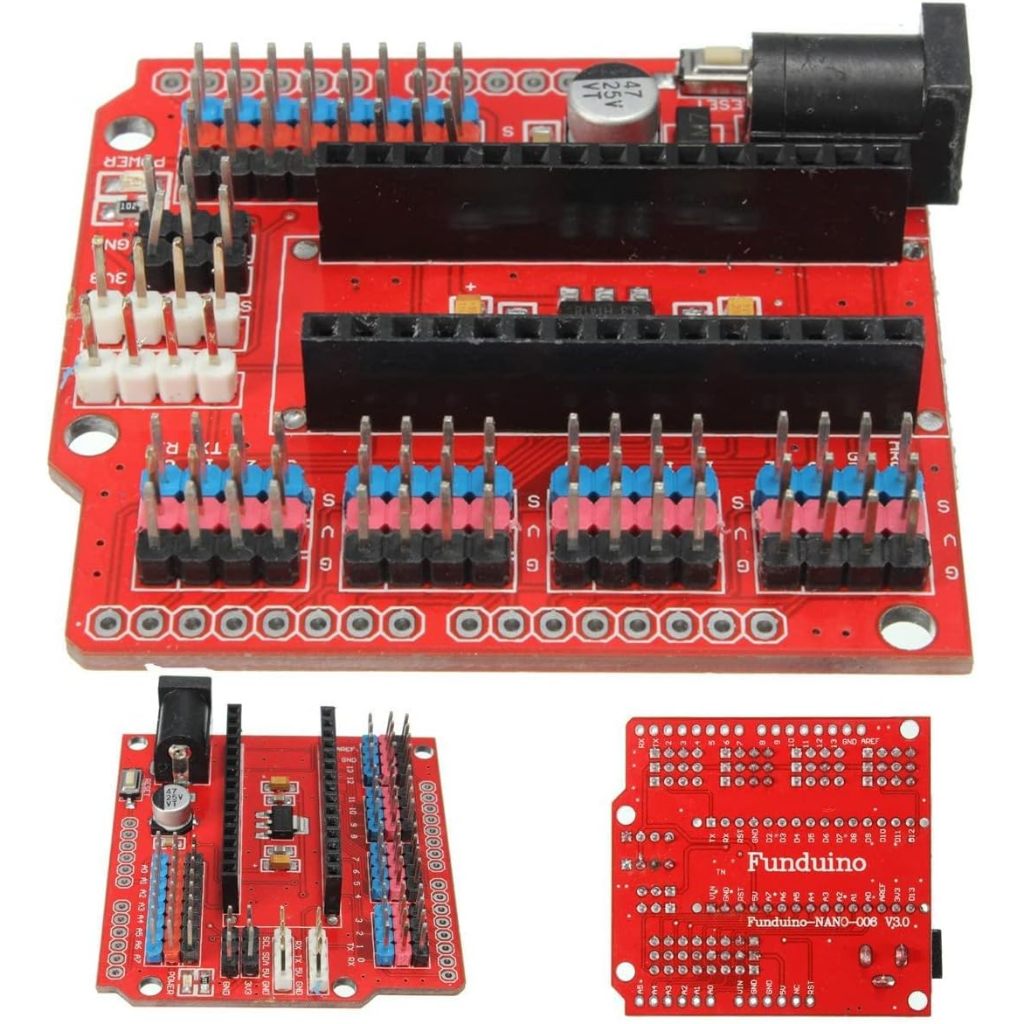 Arduino NANO V3.0 Escudo Prototipo Adaptador E/S Placa De Expansión ...