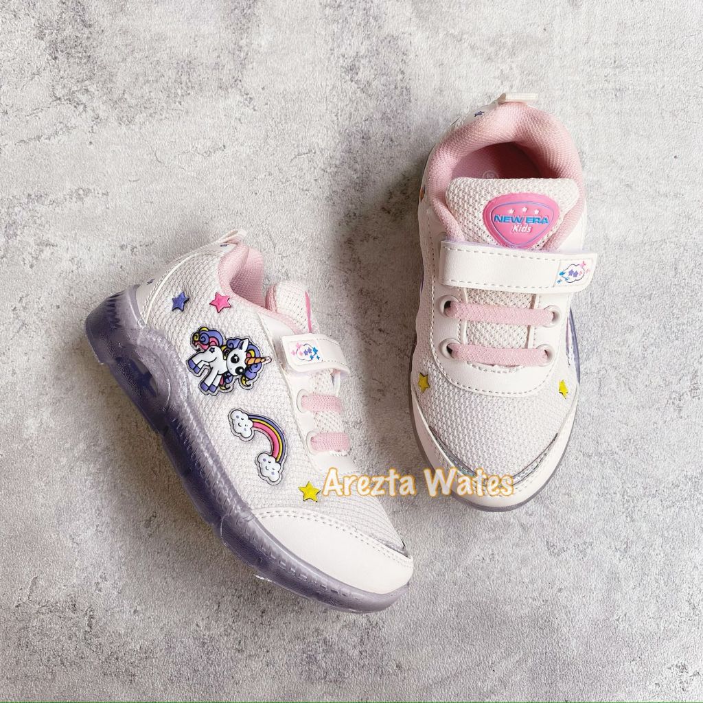 Zapatos Escolares Para Niños Pequeños New Era Prolexus Sparkle | Shopee ...