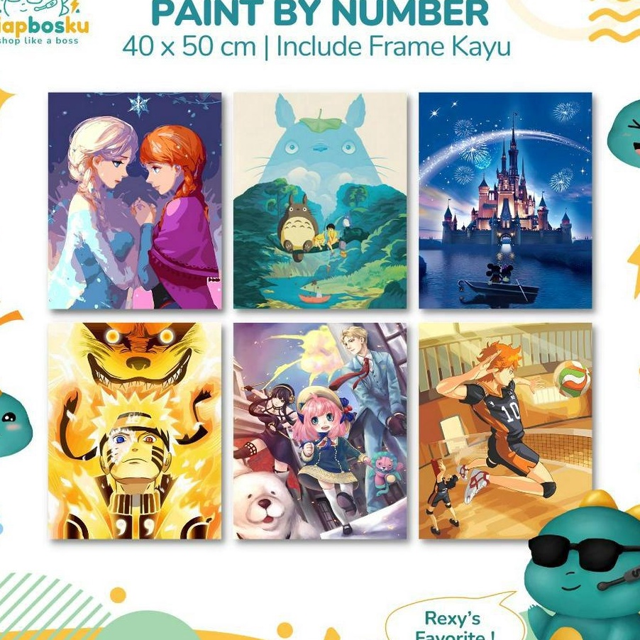 Cuci WAREHOUSE PAINT BY NUMBER 4x5 CM KIT De Pintura En Lienzo Con ...