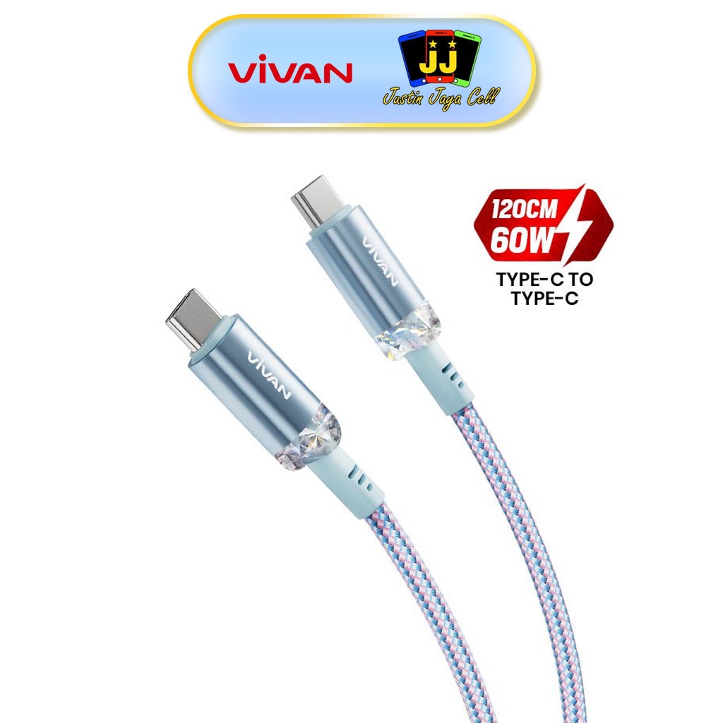 Cable Vivan Tipo C A/Lightning Carga Rápida PD 120CM Serie VXC VXCC120S ...