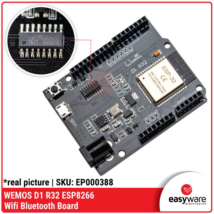 WEMOS D1 R32 ESP8266 ESP32 WIFI BLUETOOTH | Shopee Colombia