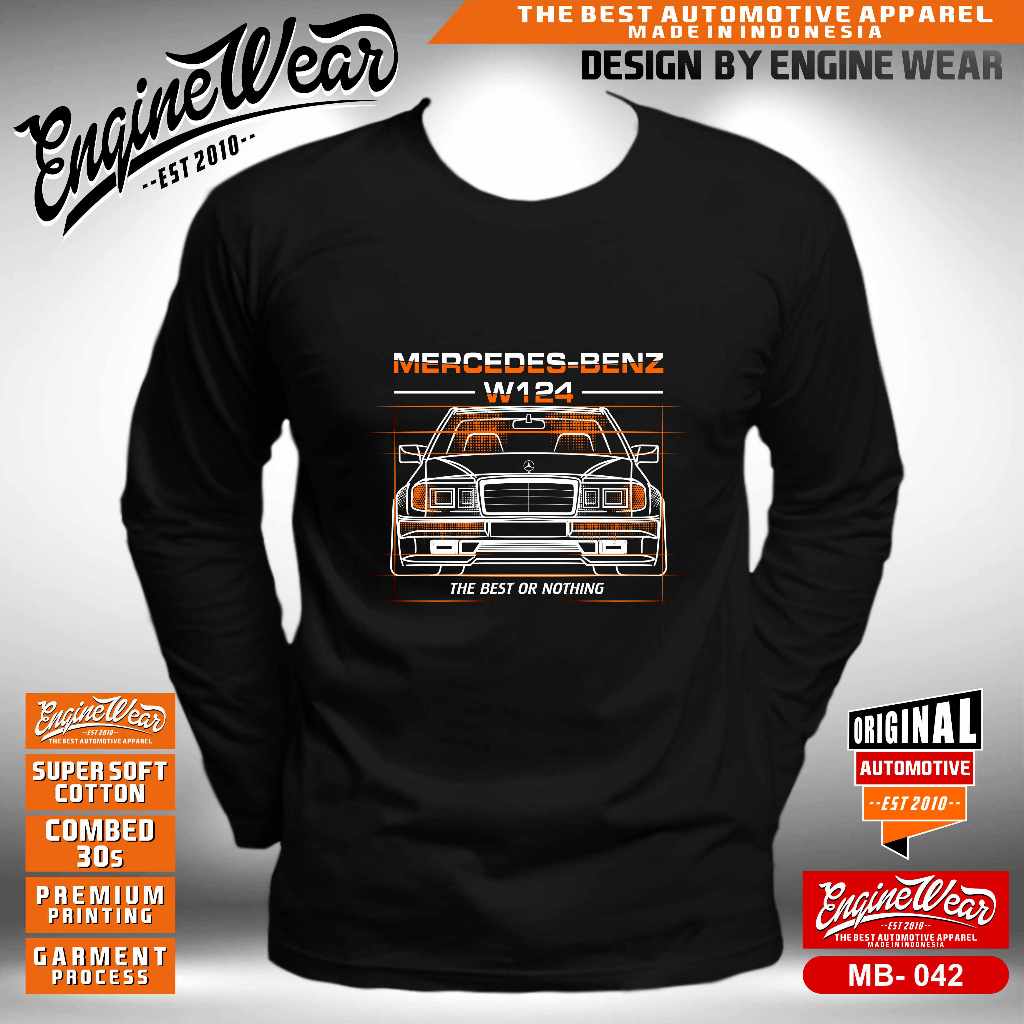 mercedes benz W124 W123 W202 W203 W204 W210 W211 W212 W140 Camiseta ...