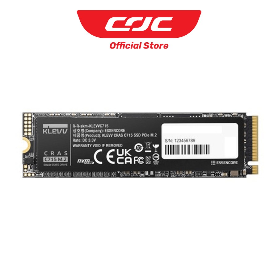 Klevv SSD CRAS C715 512GB M . 2 2280 NVMe PCle Gen3 x4 | Shopee Colombia