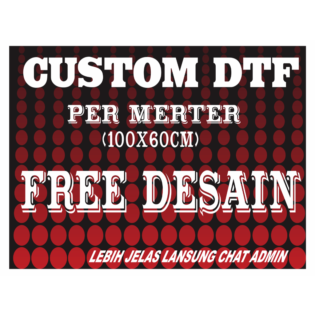 Serigrafía Dtf Por Metro (100X60cm) | Shopee Colombia