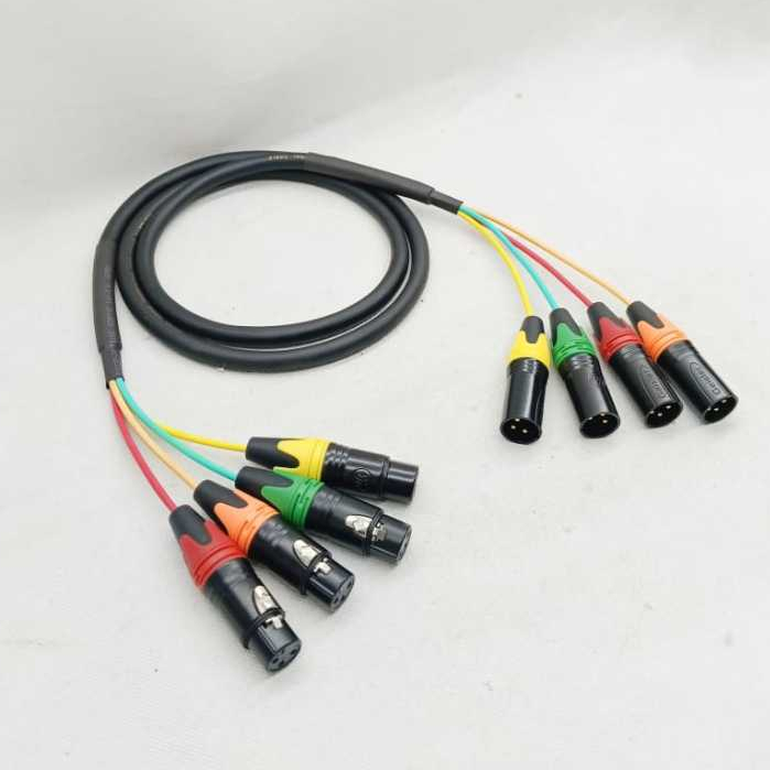 Cable Ashley Snake 4 Canales 4 XLR Macho A Hembra 5-10 Metros Original | Shopee Colombia