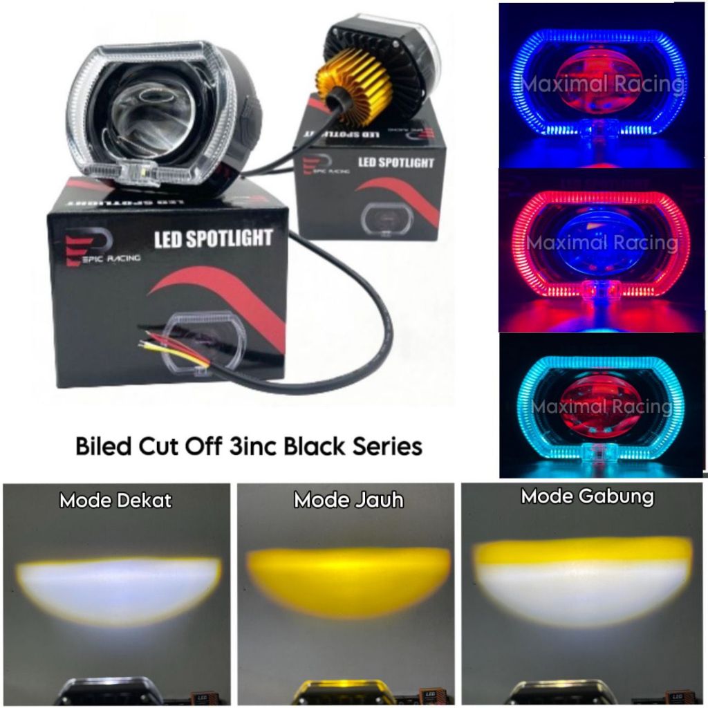 CAHAYA Epicracing-Projie Biled Light Laser Cut Off 3 Inc Premium Plus ...