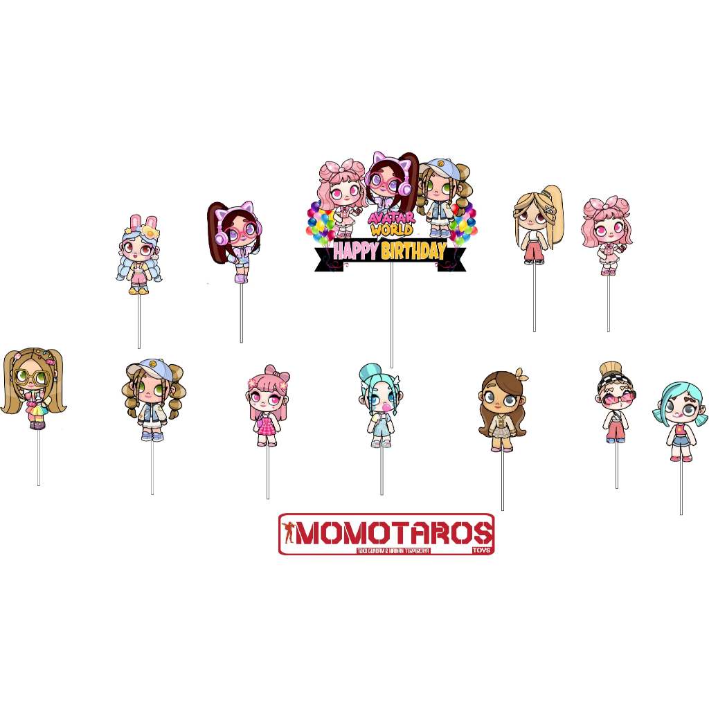 Avatar World cake Topper Contiene Diez Piezas | Shopee Colombia