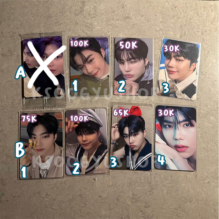 Zb1 Zerobaseone Park Gunwook PC Photocard POB Beneficio Sorteo De La ...