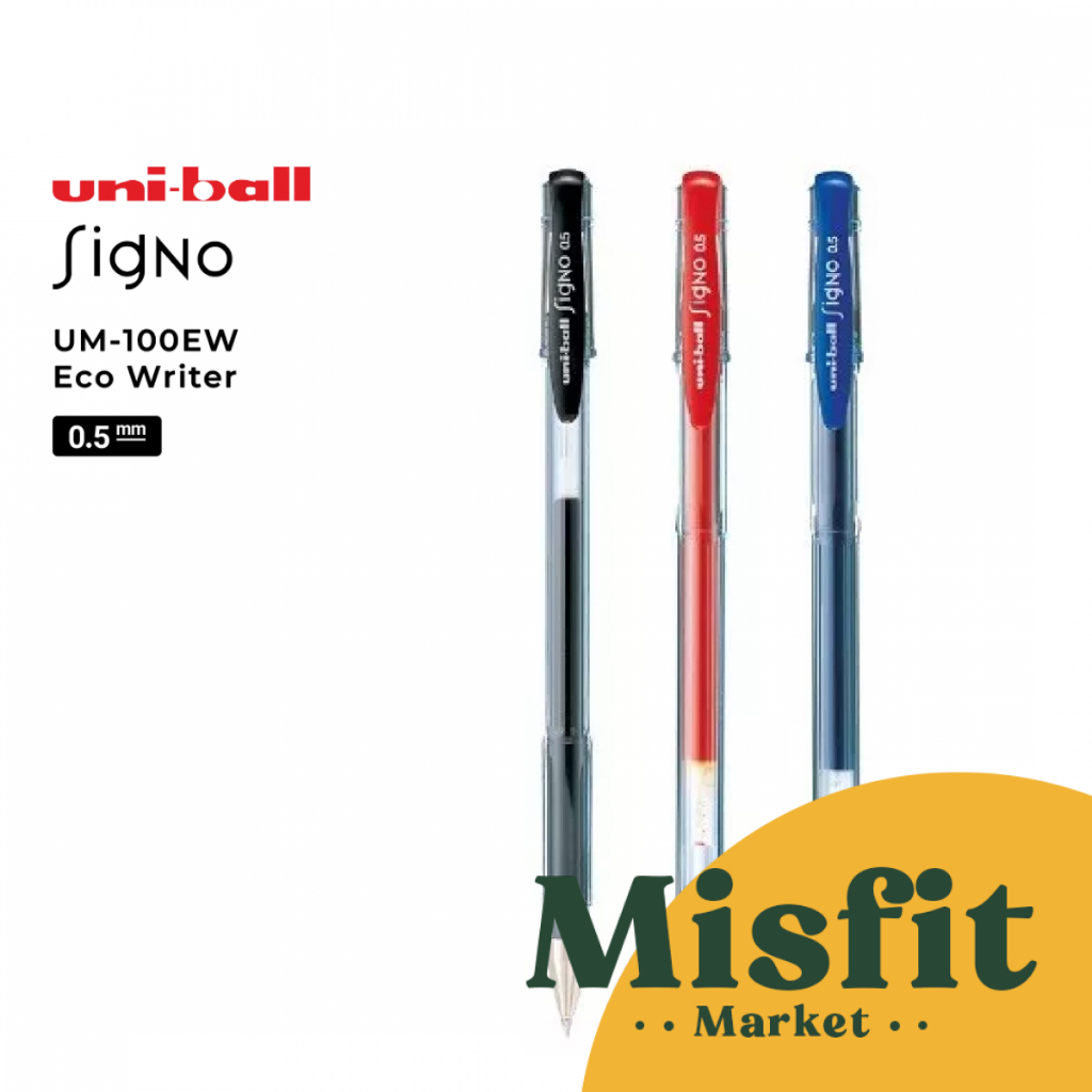 Uniball Signo UM-100EW Bolígrafo De Gel Eco Writer De 0,5 mm De Colores ...