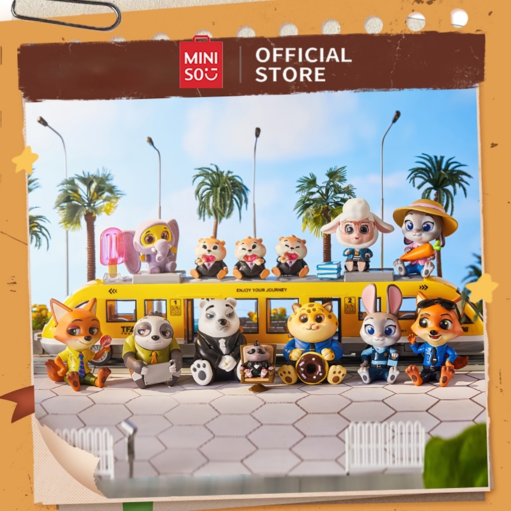 Miniso TOY-x Disney Zootopia Collection Sit Nicely Caja Sorpresa Figura ...