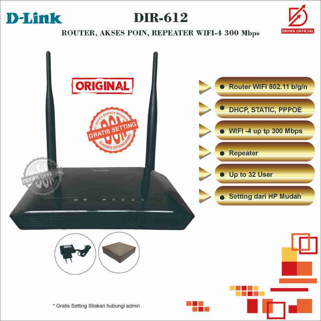 D-link Dlink DIR-612 Módem Wifi Inalámbrico Normal Suave Bono Jaya | Shopee Colombia