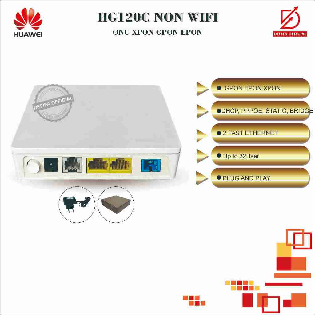 Huawei HG8120C FTTH Módem No WIFI ONT ONU XPON EPON GPON Router | Shopee Colombia
