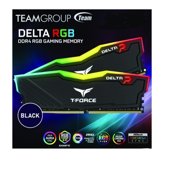 Ram Team Group T-Force Delta RGB 16GB DDR4 3200MHz Kit 8GB X2 | Shopee Colombia
