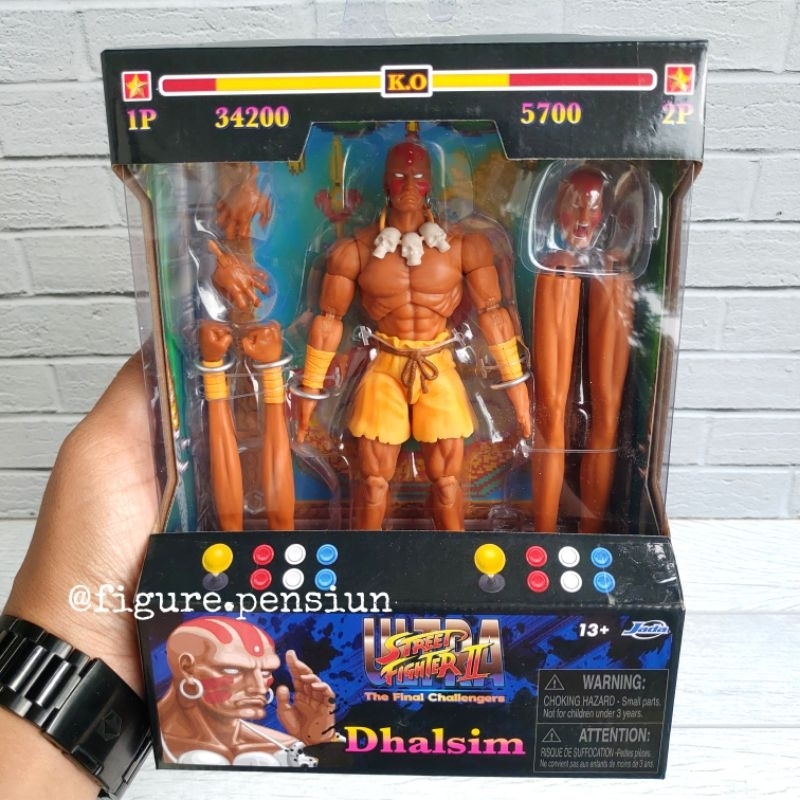 Jada TOYS ULTRA STREET FIGHTER II DHALSIM Figura De Acción ORIGINAL ...