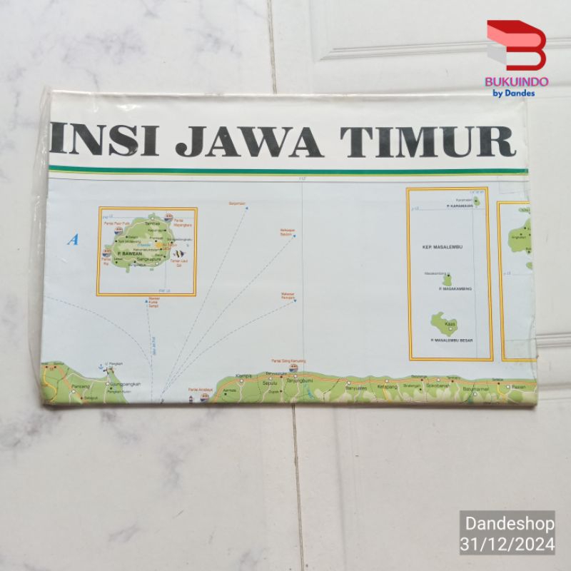 Mapa De Provincia De Java Oriental | Shopee Colombia