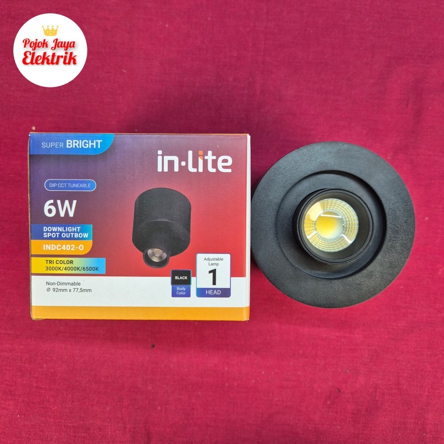 INDC402 Foco LED Downlight 6W Vatios OB Outbow Inlite | Shopee Colombia