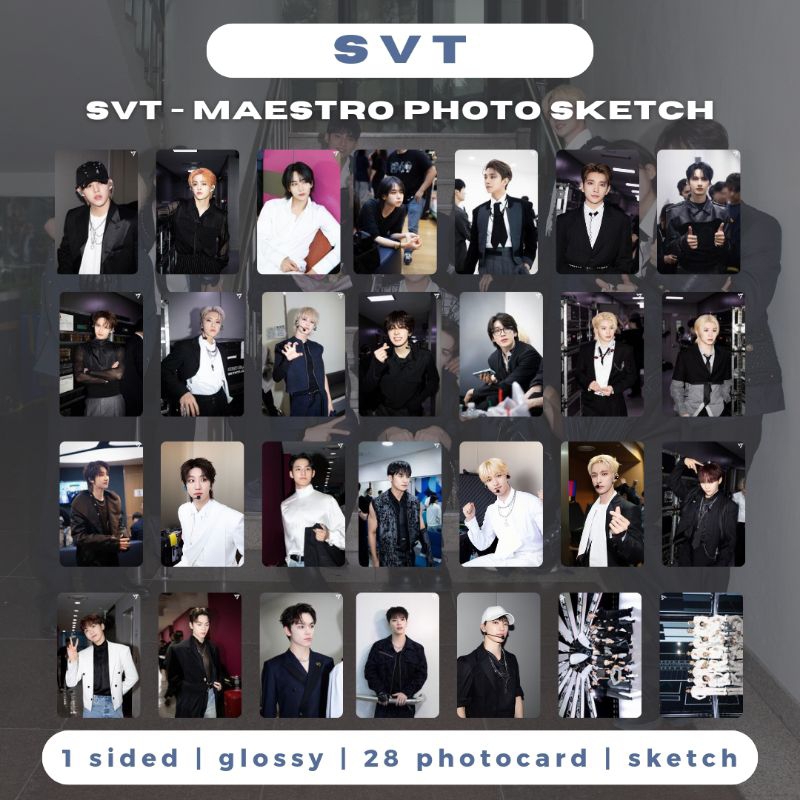 Paisaje De Invierno Fotocard Seventeen SVT-MAESTRO Foto Sketch | 1 ...