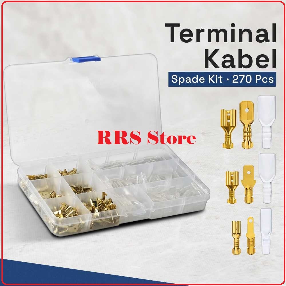 Terminal De Conexión De Cable Conector De Pala KABE7 Obtiene 3 Tipos De ...