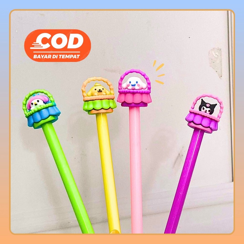 Sanrio PGK-1546 CINNAMOROLL KUROMI MELODY PURIN BASKET GEL PEN Niños ...