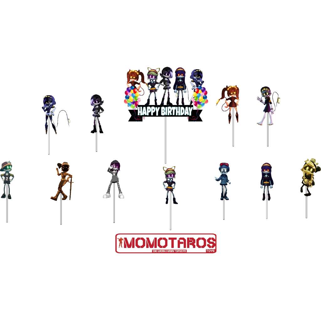 Topper cake Murder Drones Dibujos Animados | Shopee Colombia