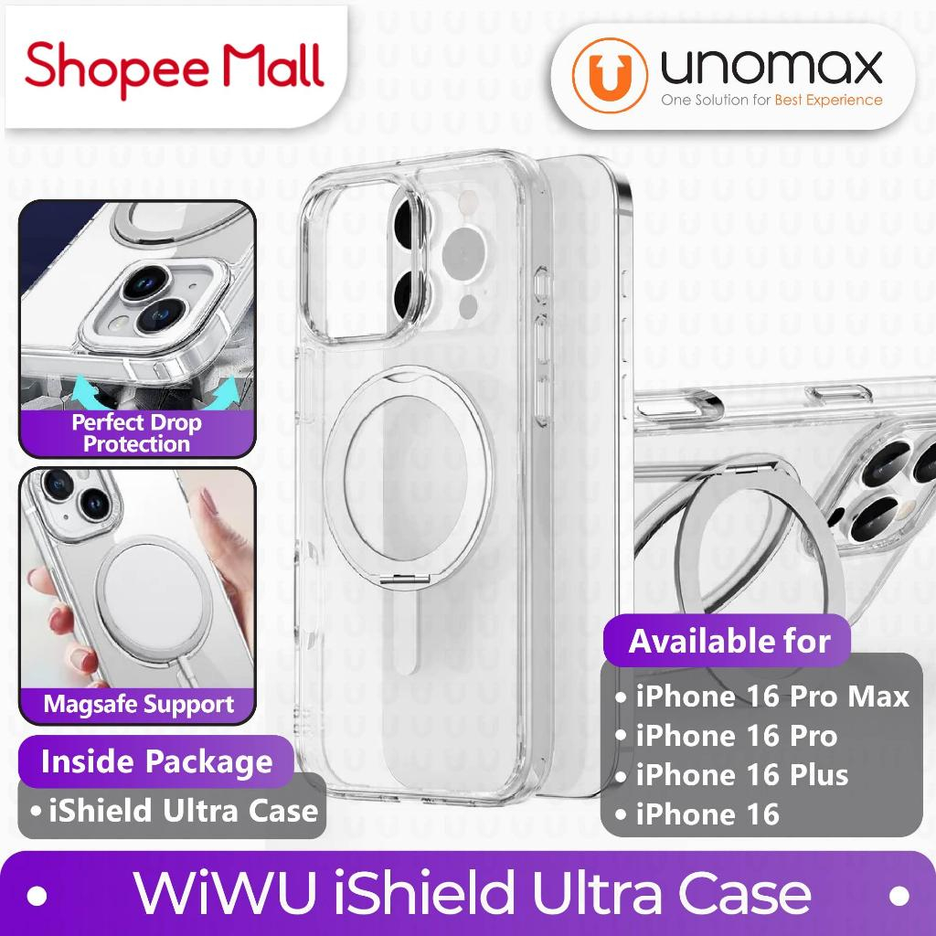 Funda iPhone 16 Pro Max/16Plus WiWU iShield Híbrida Con Soporte ...