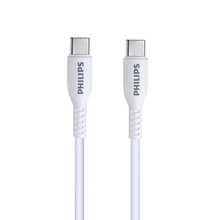 Philips DLC 8601 Cable De Silicona Suave USB-C A Tipo PD 60W 1,2m Datos ...
