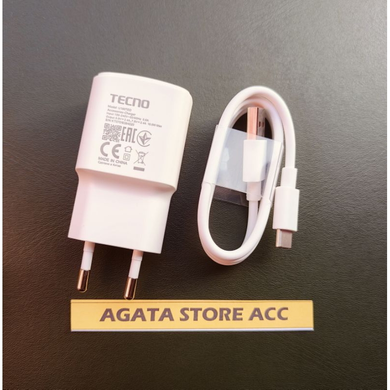 Cargador Cas Casan Para TECNO Spark Go 1/20 30/Pova 4 Original USB Tipo ...