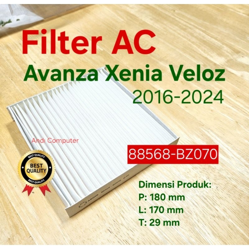 Avanza Xenia Veloz Filtro AC 2016 2017 2018 2019 2020 2021 2022 2023 2024 | Shopee Colombia