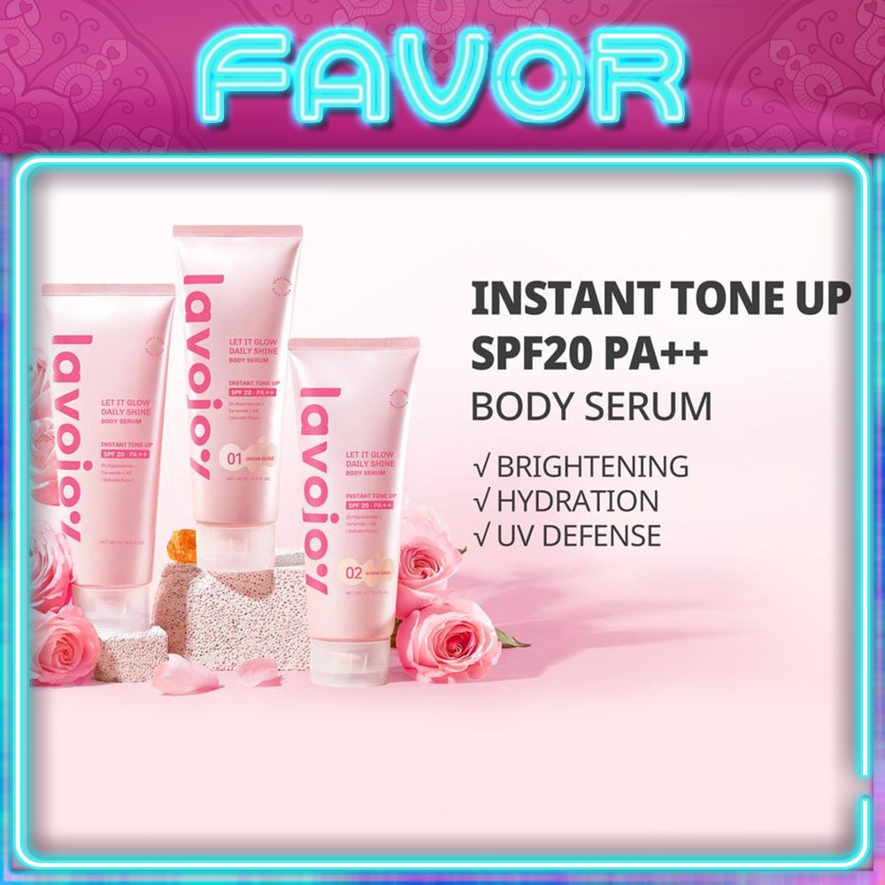 Lavojoy Let It Glow Suero Corporal Diario Tono Instantáneo SPF 20 PA + 180ml | Ilumina La Piel ...