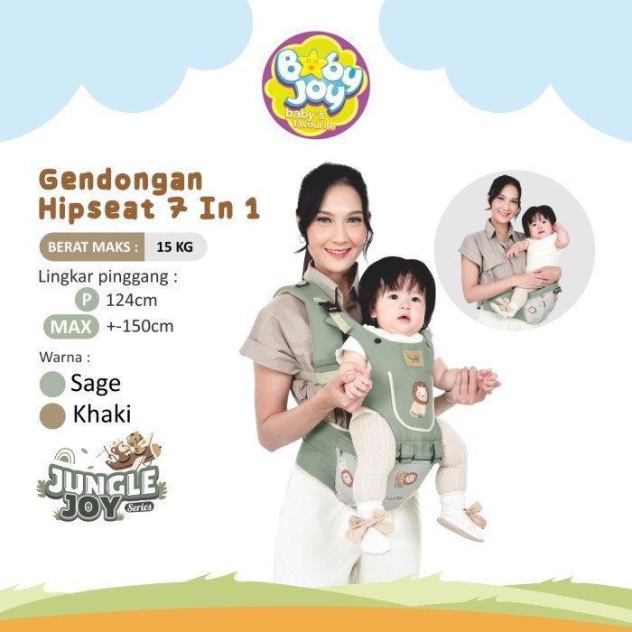 Babyjoy Hipseat 7en1 Portador De Alegría De La Selva | Shopee Colombia
