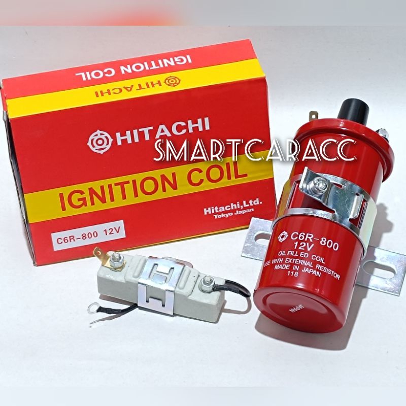 Bobina De Encendido Patilla Botella Tubo Largo Hitachi Universal 12V ...