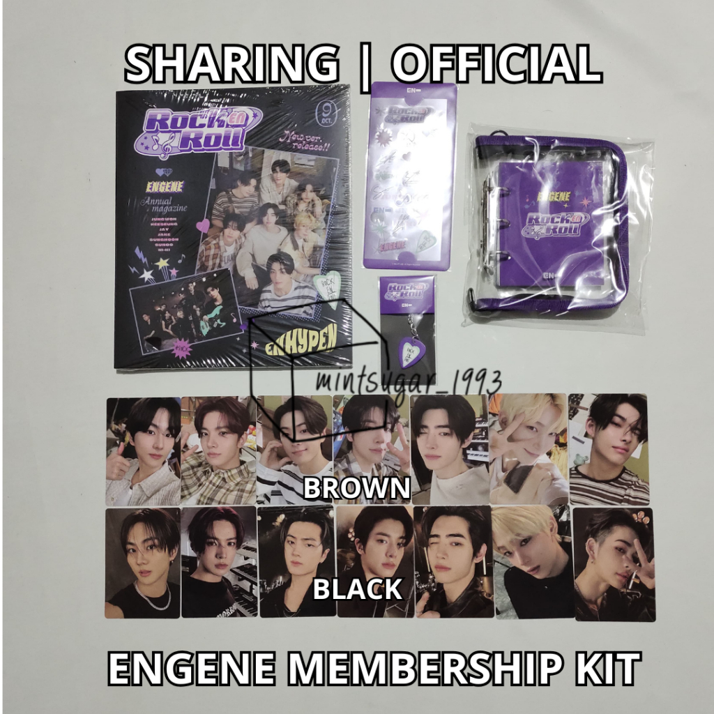 [Listo Nuevo] Compartir ENGENE KIT De Membresía ENHYPEN (JUNGWON ...