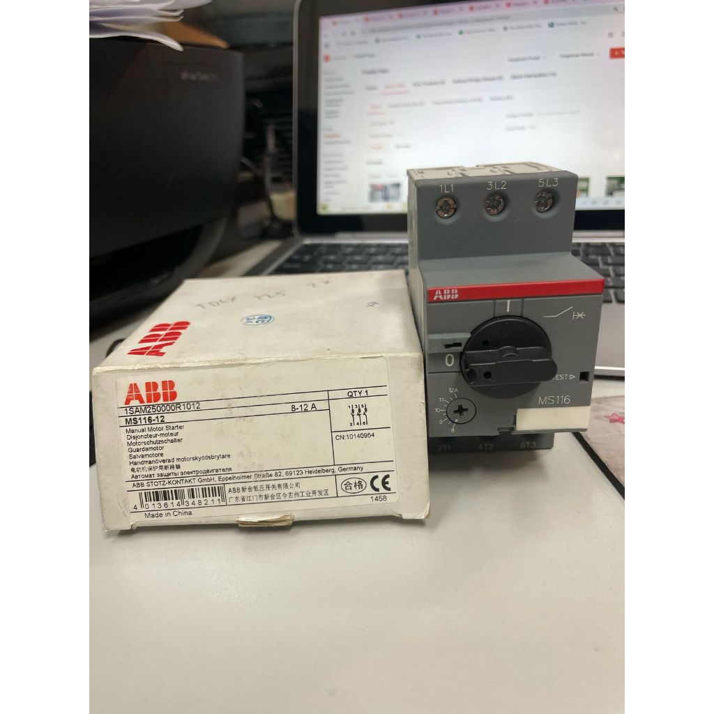Abb MS116-12 Motor De Arranque Manual 1SAM250000R1012 | Shopee Colombia