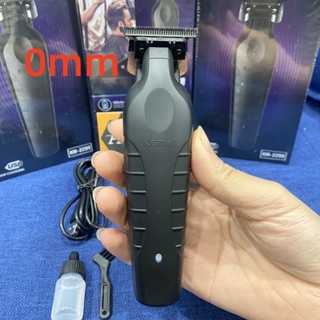 Kemei 2299 Barber Cordless Hair Trimmer 0mm Zero Gapped Carving Clipper Detailer Professional ...