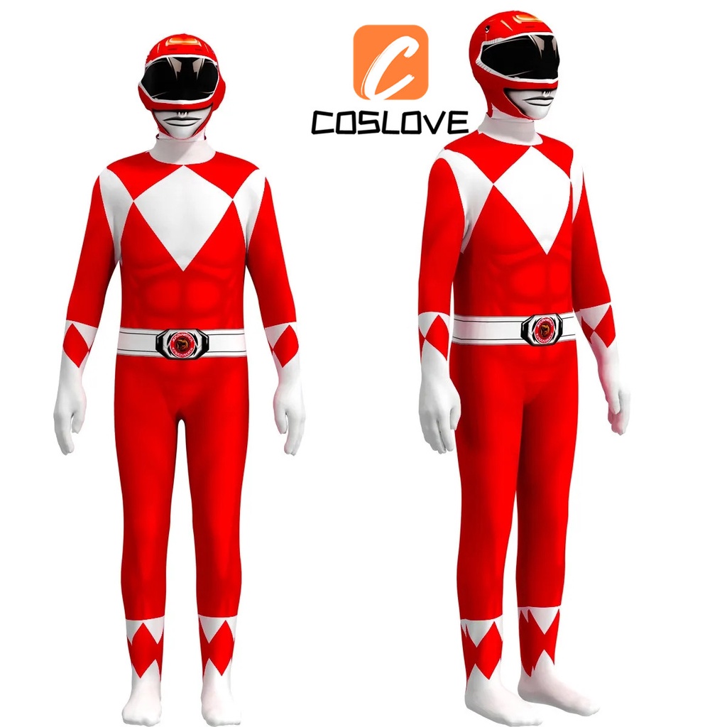 Mighty Morphin Power Rangers Disfraz De Adulto Para Niños , Cosplay ...