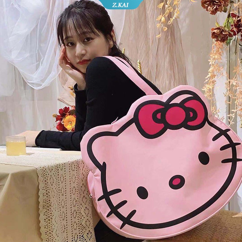 Bolso De Hombro De Dibujos Animados De Hello Kitty Gran Capacidad Para ...