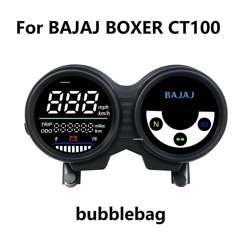 Velocímetro LED Para BAJAJ Bóxer CT100 Electrónico Digital Modificar ...