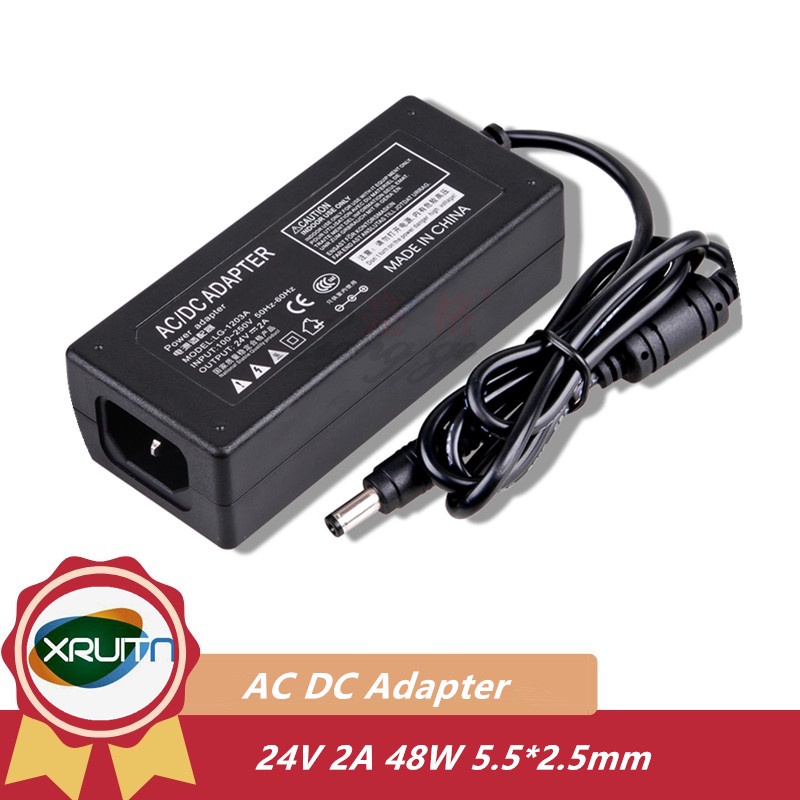 Adaptador De Corriente AC DC De Repuesto Fuente De Alimentación 24V 2A 48W 5.5 * 2.5mm ...