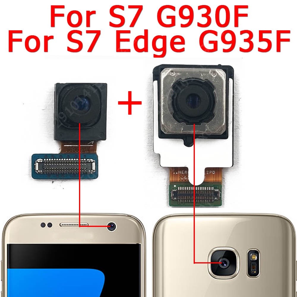 Para Samsung Galaxy Original Cámara Frontal Trasera S7 Edge Active G930 G935 G891 Módulo De ...
