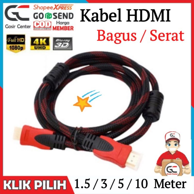 Kd | Buen Cable Hdmi A De 1,5/3/5/10 Metros De Fibra Zk | Shopee Colombia